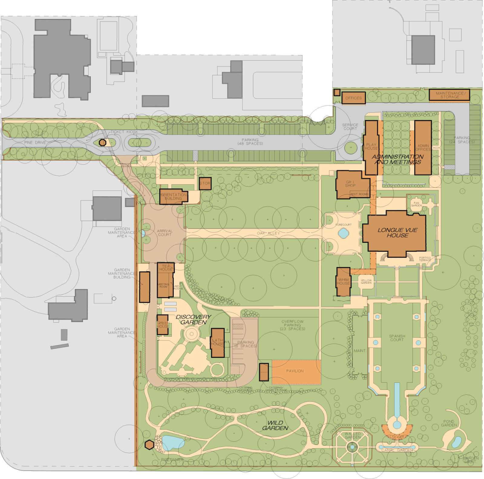 Longue Vue Master Plan – Waggonner & Ball
